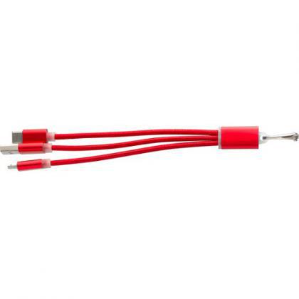 Aluminium cable set (Red) - Adapt Branding